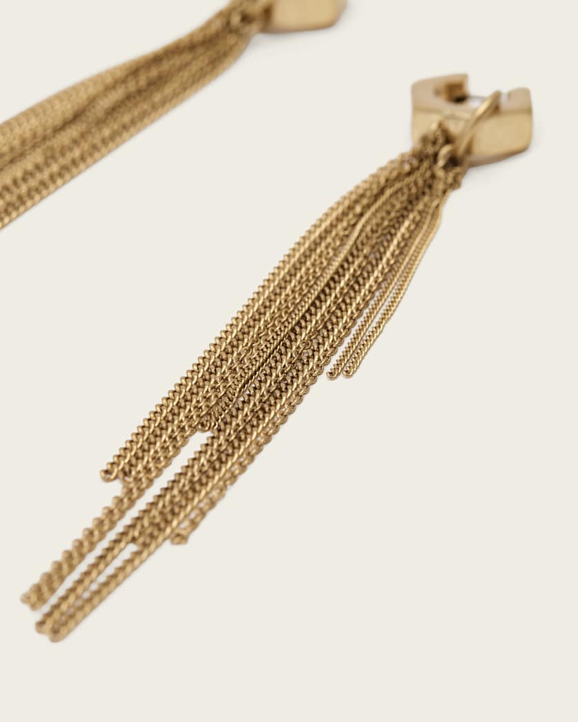 Rae Chain Earrings Antique Gold | ALLSAINTS DE